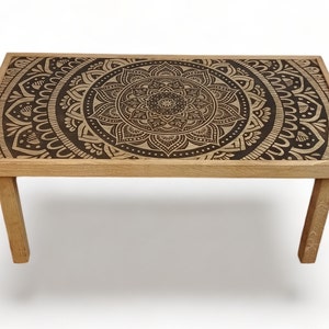 Coffee Table, Maya Calendar Pattern, Mystical Pattern, Mandala Pattern ...