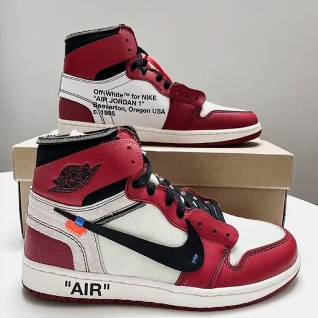 The Ten: Off-white Jordan 1 Chicago sport Sneaker, Trainers, Men Shoes ...