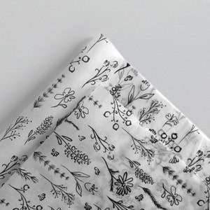 Black&white Printed Tissue Paper 50 Sheets 50x75cm-17 Gsm Mf Assorted ...