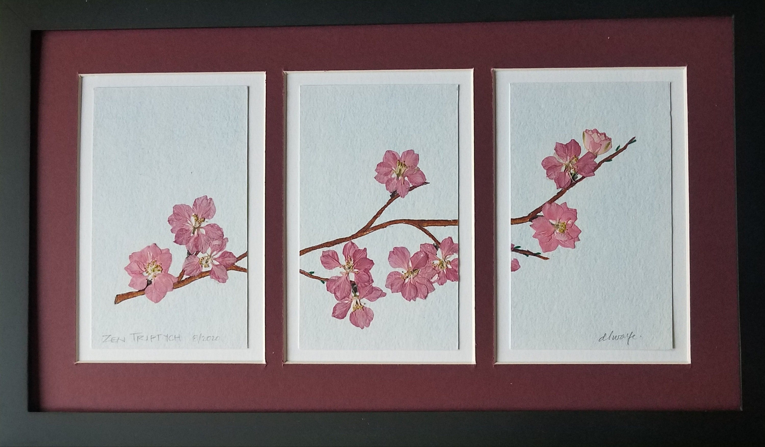 Zen Triptych - Cherry Blossoms - Etsy