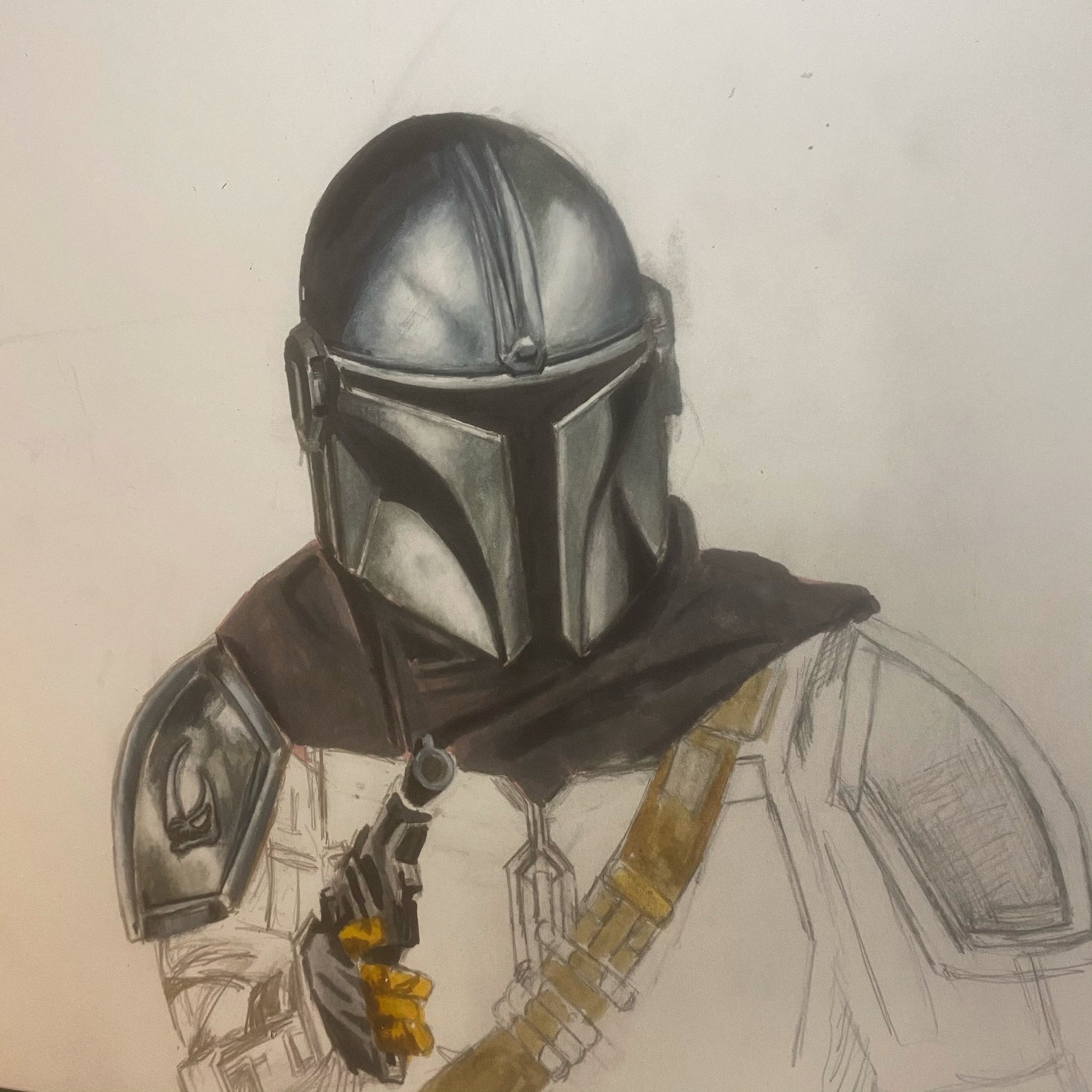 The Mandalorian Art Prints, Mando Art, Star Wars Art, prints 5x7, 11x14 ...