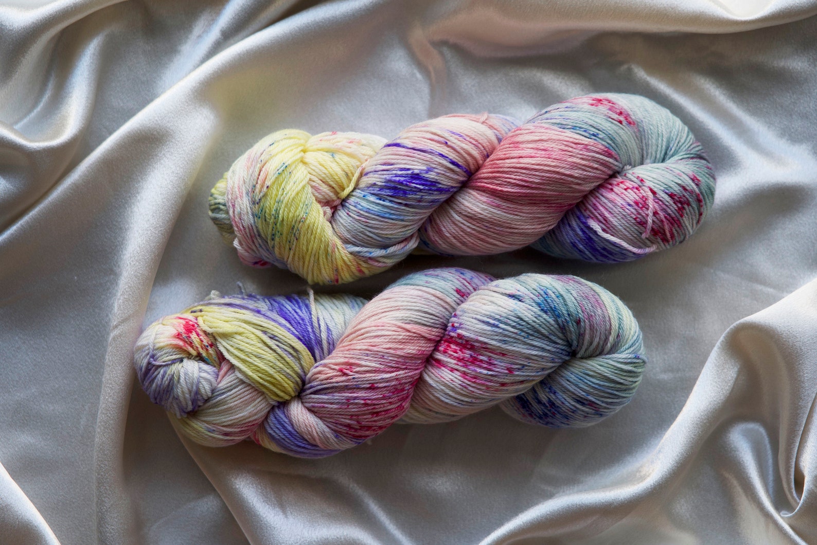 Hand Dyed Yarn Confetti Mix 01 Fingering & Lace Weight - Etsy