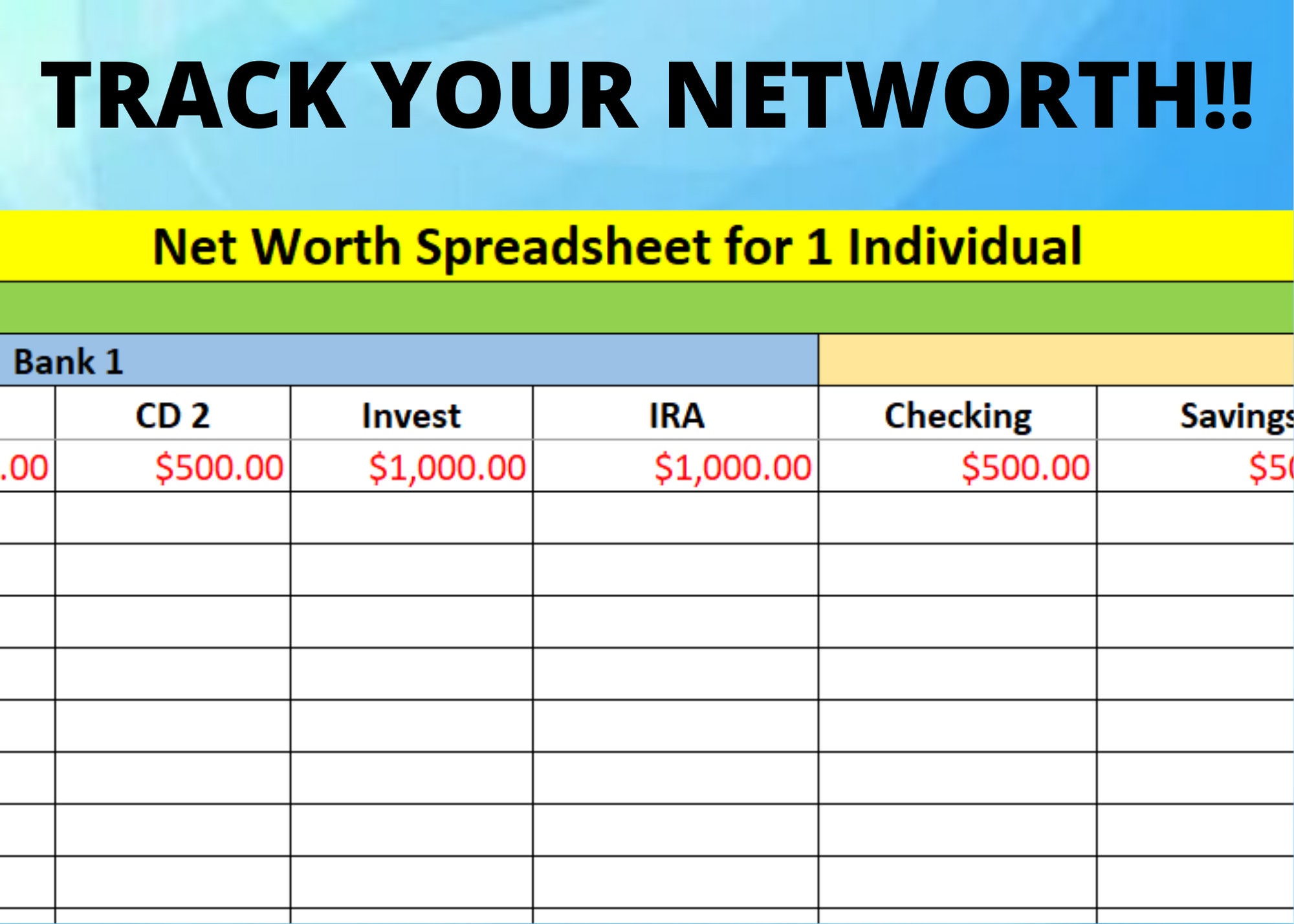 Net Worth Spreadsheet For 1 Individual Etsy net-worth-spreadsheet-for-1-individual-etsy