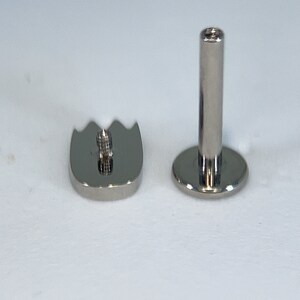 Titanium ASTM F136 (in36) "pac-man & Ghost" Internally Threaded 1.2mm ...