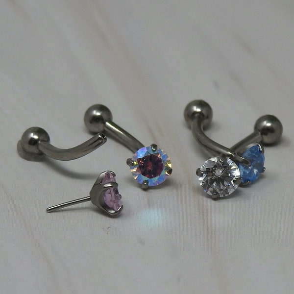 16g Rook Earring 16g Rook Jewelry 16 Gauge Rook Piercing Piercing Small ...