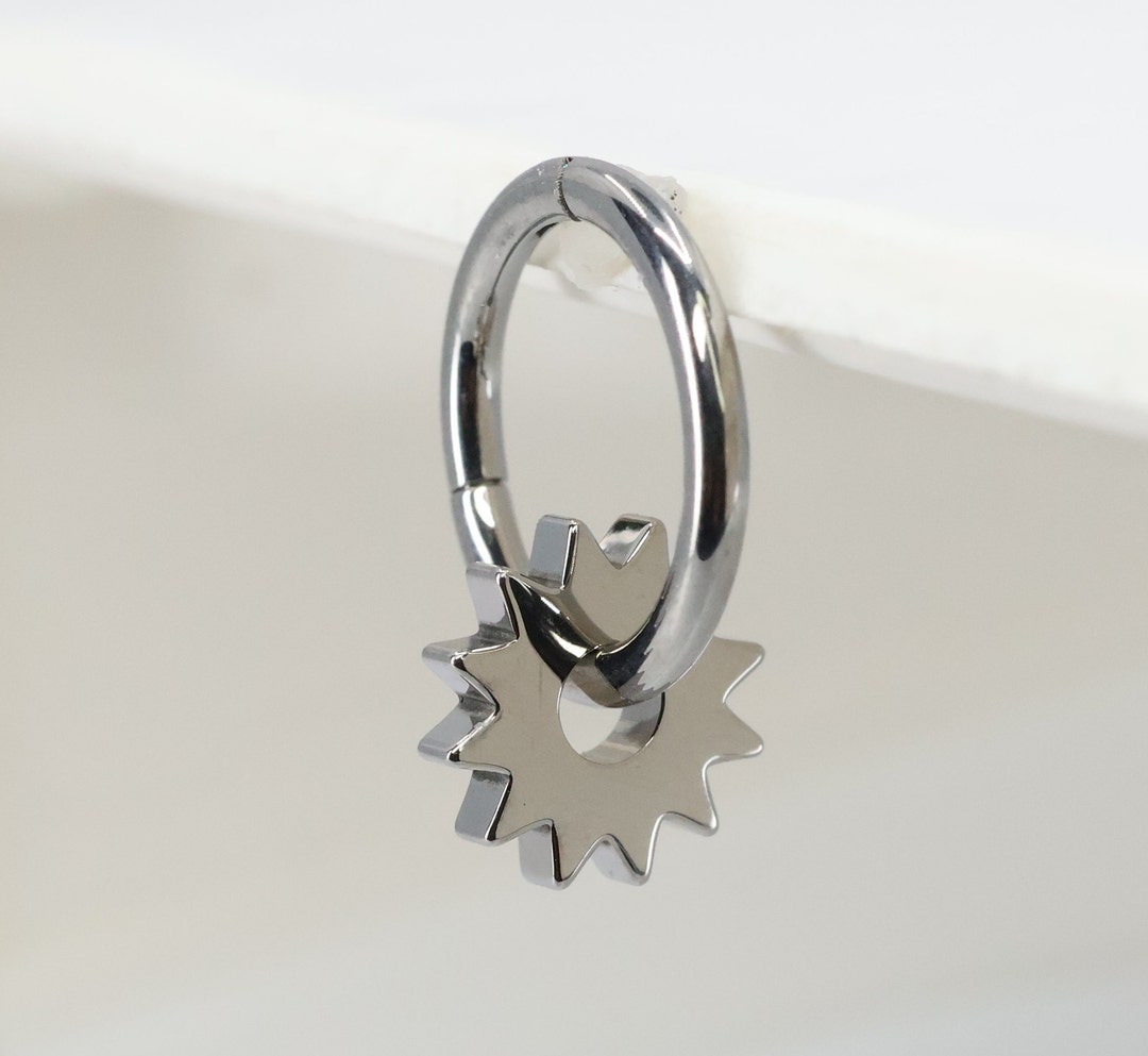 Titanium ASTM F136 (cl90) Star, Saw Clicker 1.2mm (16ga) Suitable for ...