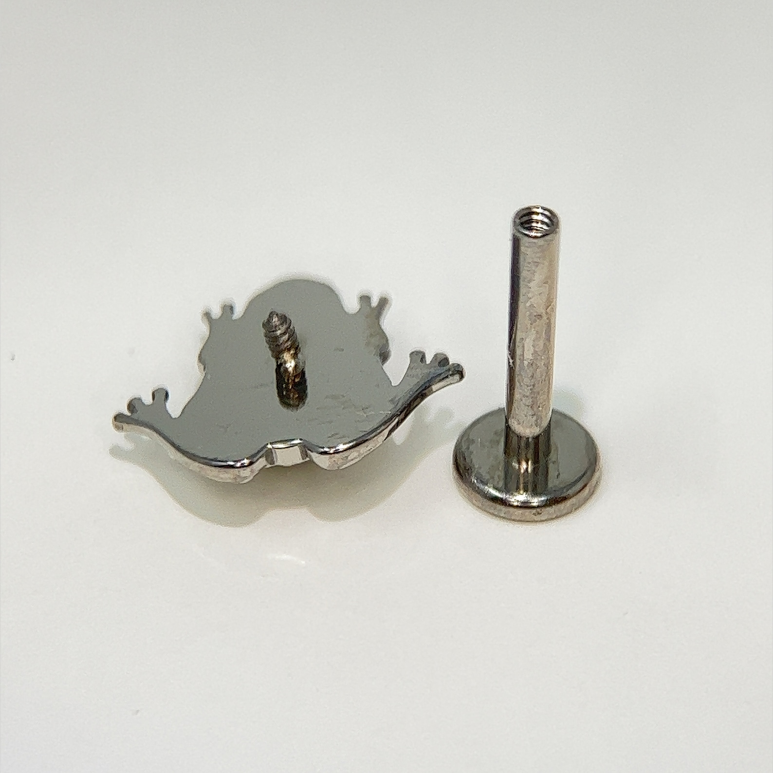 Titanium ASTM F136 (in40) Frog / Toad Internally Threaded 1.2mm (16mm ...