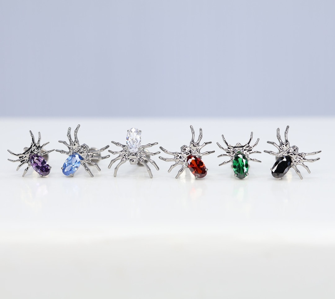 Titanium ASTM F136 (in100)cz Spider Internally Threaded 1.2mm (16ga ...