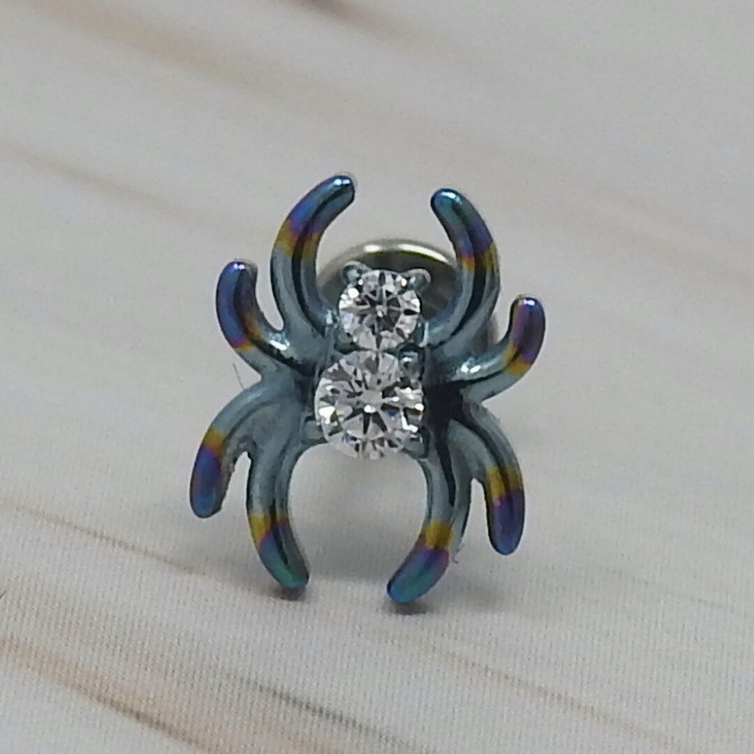 Titanium ASTM F136 Anodised Spider choose Your Colours 1.2mm 16ga ...