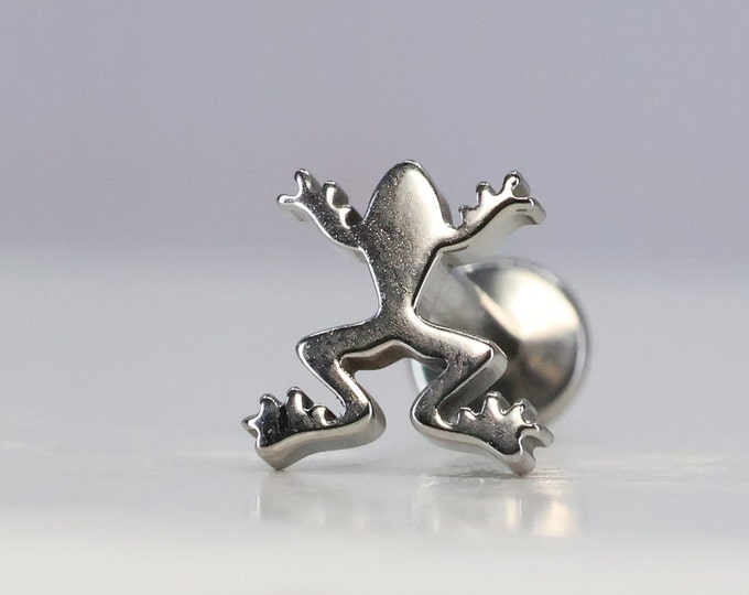 Titanium ASTM F136 (in257) Frog, Toad Internally Threaded 1.2mm (16ga ...