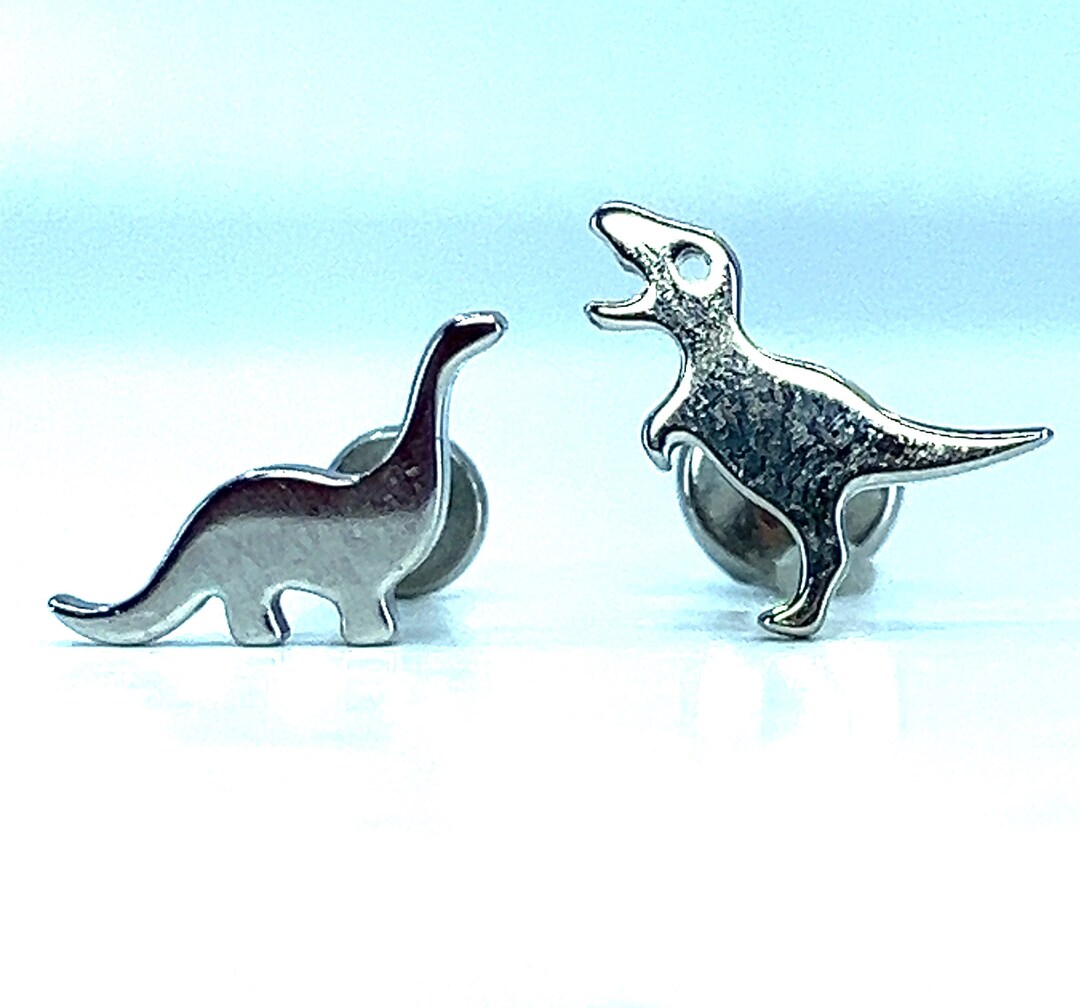 Titanium ASTM F136 (in03) Dinosaur, T-rex Internally Threaded 1.2mm ...