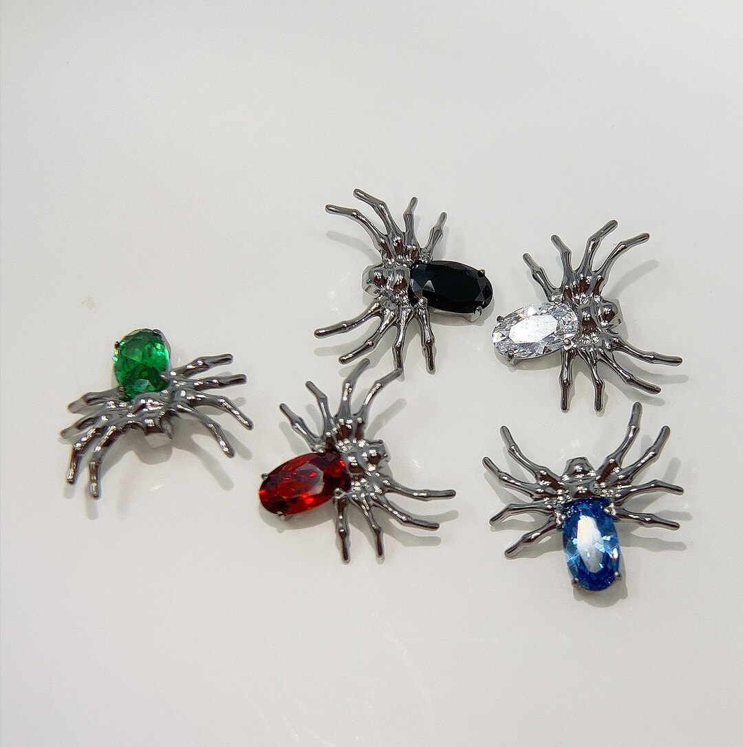 Titanium ASTM F136 CZ Spider Internally Threaded 1.2mm 16ga - Etsy