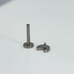 Titanium ASTM F136 (in36) "pac-man & Ghost" Internally Threaded 1.2mm ...