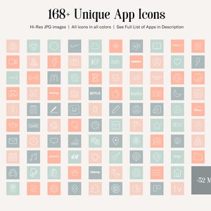 Pastel Palette iPhone Theme Pack Part 1 Ios16 App Icons - Etsy