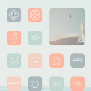 Pastel Palette iPhone Theme Pack Part 1 Ios16 App Icons - Etsy