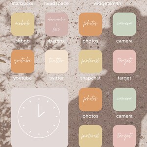 Warm Neutral Script Letter Icons | iPhone Ios16 App Icons | 120+ Icons ...