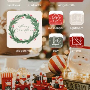 Christmas iPhone Icon Pack | iPhone Ios16 App Icons | 280+ Icons in 5 ...