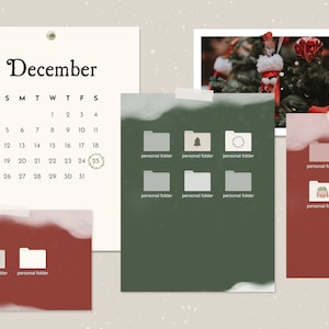 Christmas Desktop Wallpaper Organizer | Includes Folders | September ...