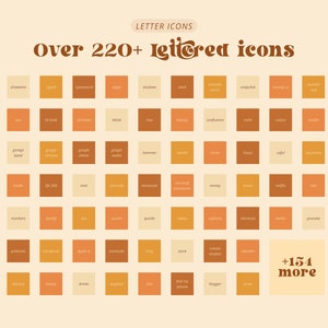 Retro iPhone App Icons | 70s Groovy Theme (digital Download) - Etsy