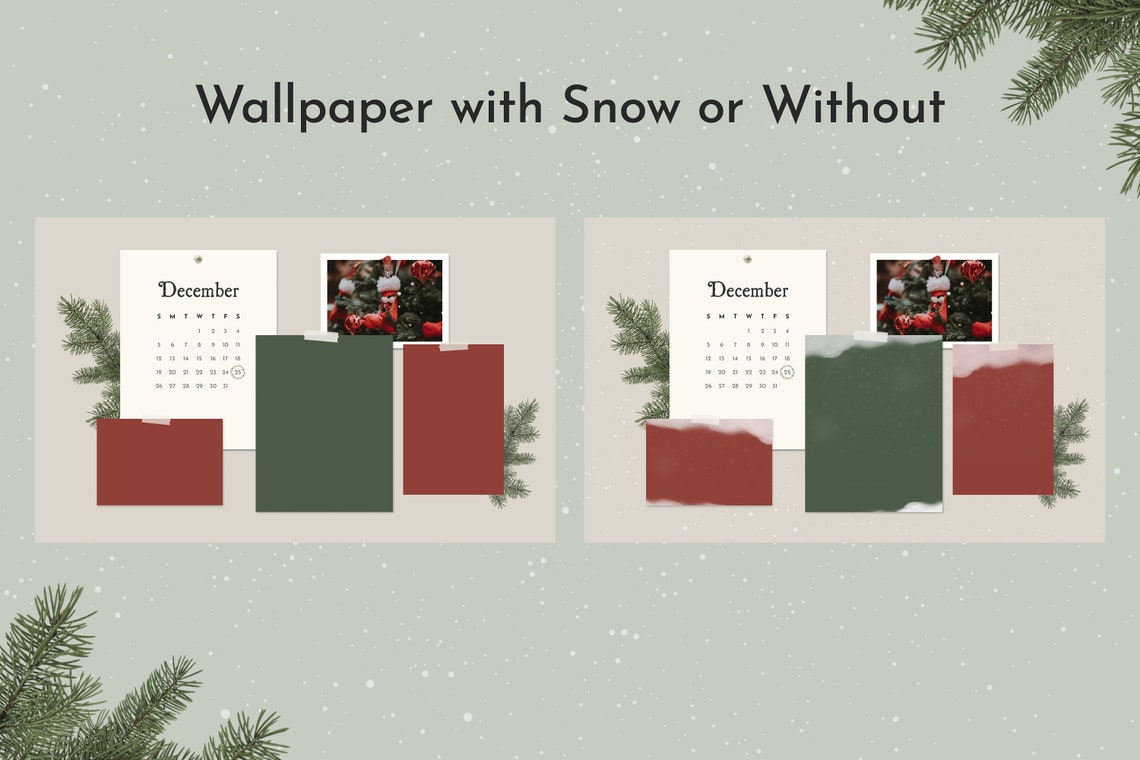 Christmas Desktop Wallpaper Organizer | Includes Folders | September ...