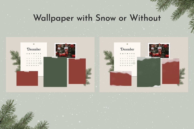 Christmas Desktop Wallpaper Organizer | Includes Folders | September ...
