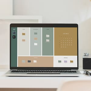 Rustic Boho Desktop Wallpaper Organizer | Includes 15 MacBook Folder ...