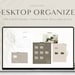 Summer Boho Desktop Wallpaper Organizer | 16 Folders | 2021, 2022 ...
