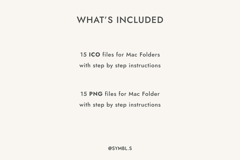 Beige Aesthetic Desktop Folder Icons – Mac & Windows (instant Download ...