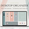 Desktop Wallpaper Organizer Editable Folder Icons Minimalist Calendar ...