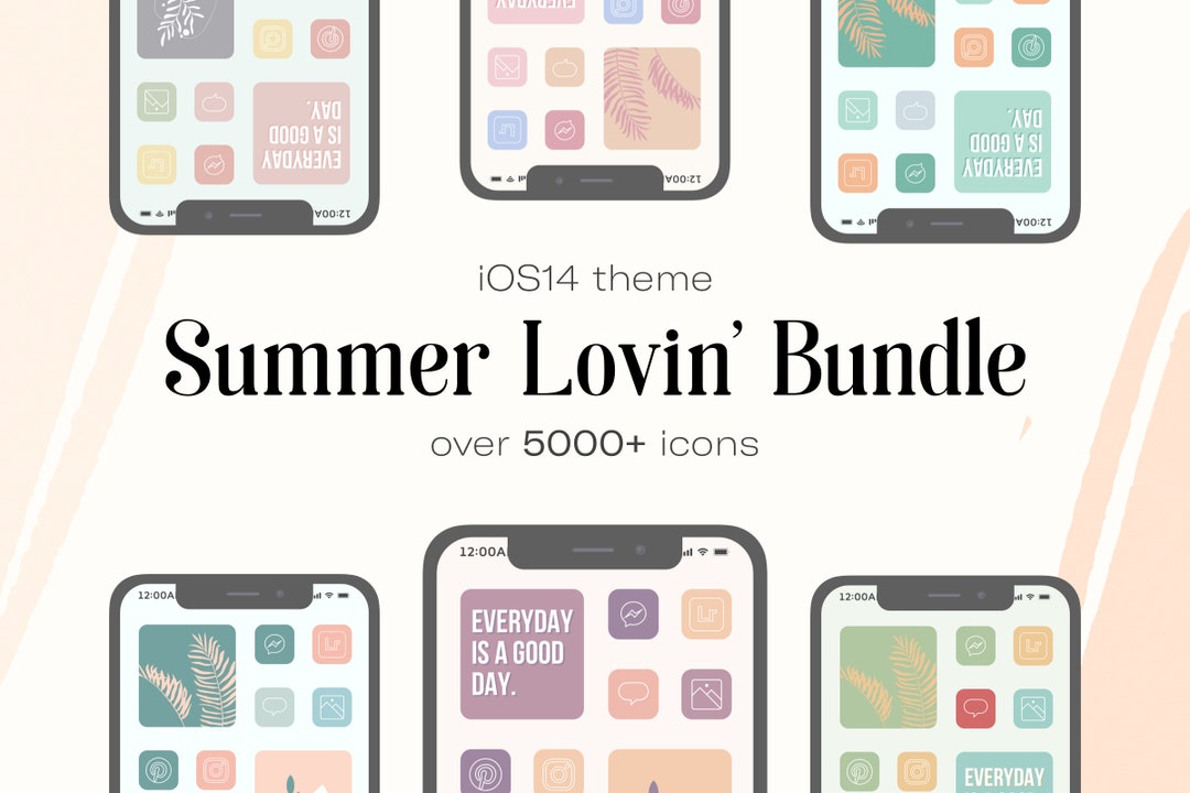 5000+ Bright Tone Ios App Icons, Widget Covers (digital Download) - Etsy