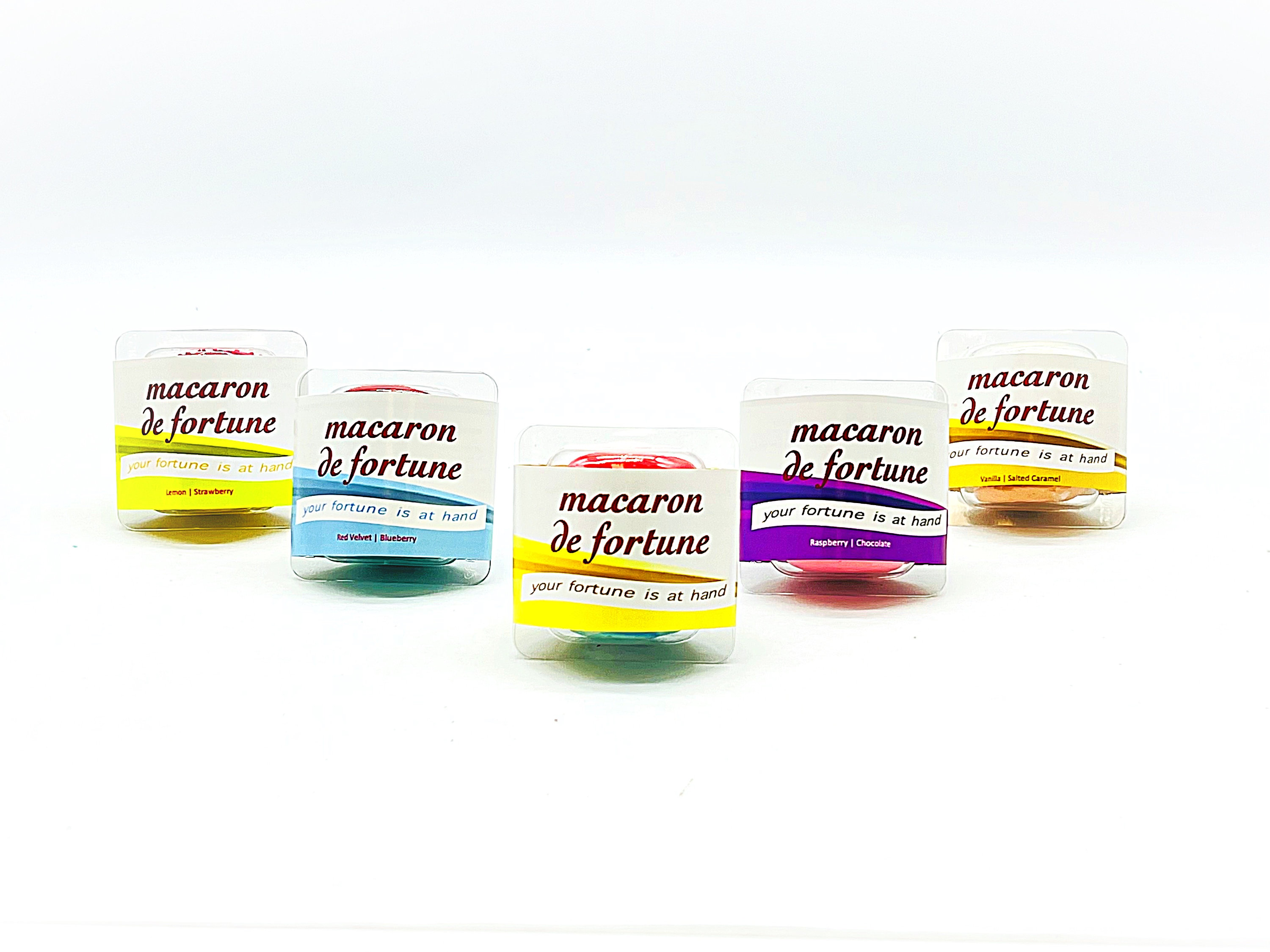 Macaron De Fortune Fortune french Cookies Blueberry & - Etsy