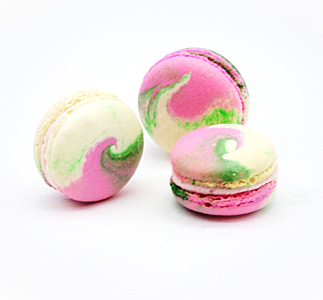 Dragon Fruit Macarons: Exotic French Macarons - Etsy