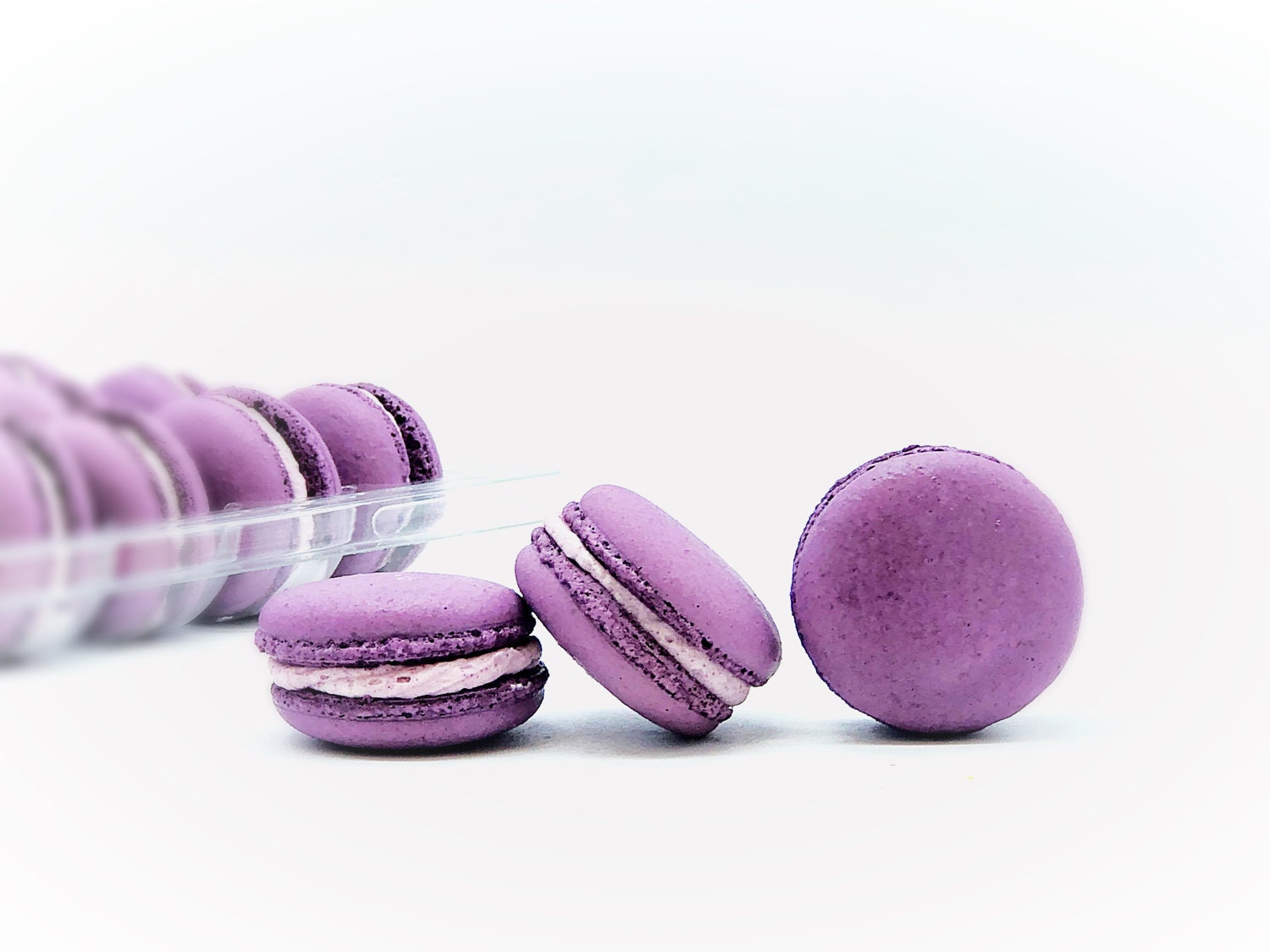 50 Pack Ube French Macaron Value Pack - Etsy