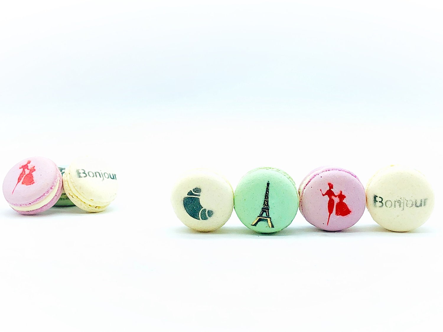 Bonjour De Paris Macaron Set Ideal for Celebratory Events. - Etsy