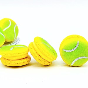 Tennis Ball French Macarons | Available in 12 and 24 Pack - Etsy