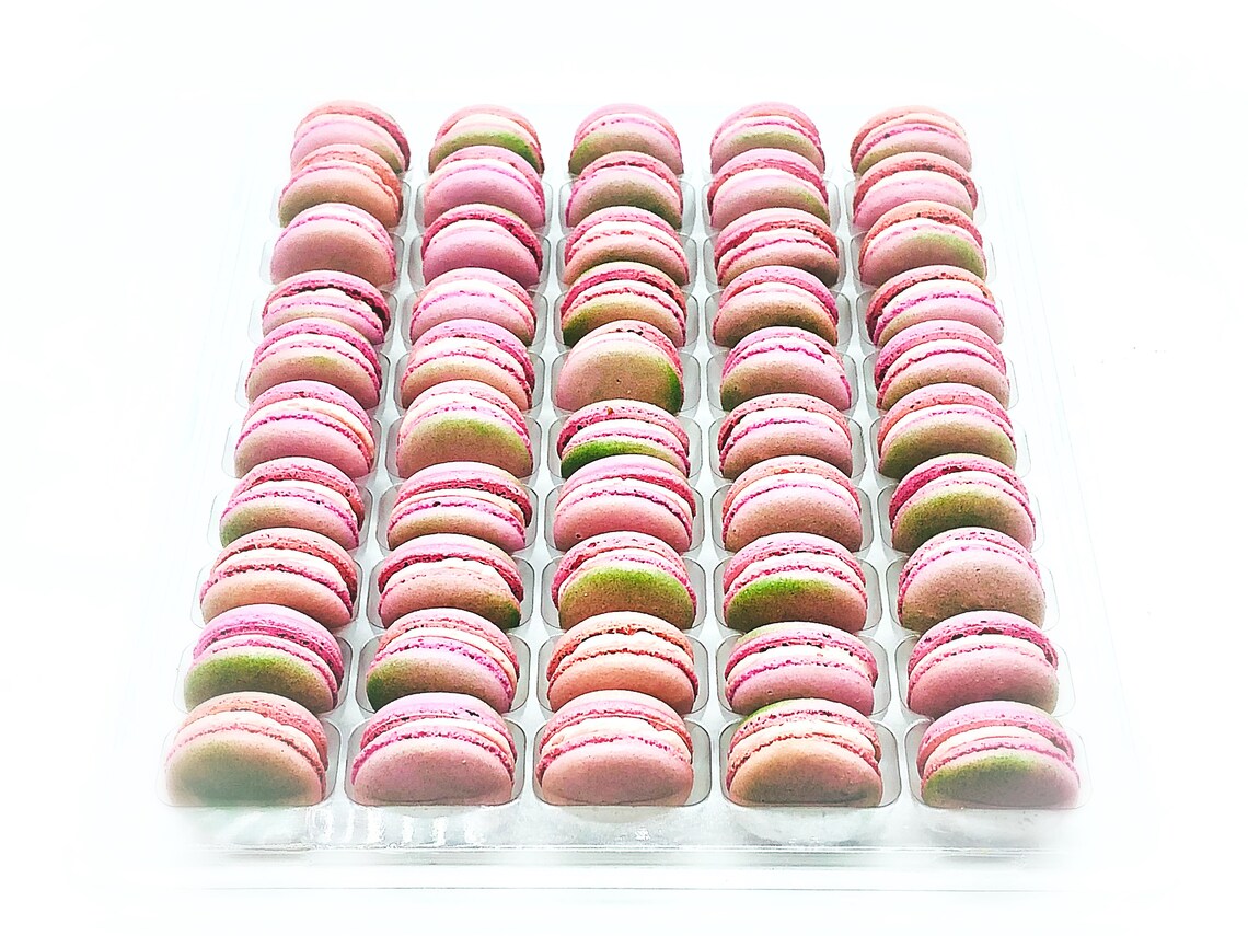 50 Pack Guava French Macaron Value Pack | Etsy