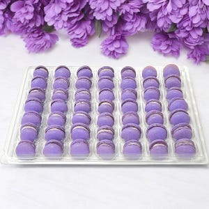 Grape Mini Macarons - Perfect for Decorating Cupcakes, Cakes, Ice Cream ...
