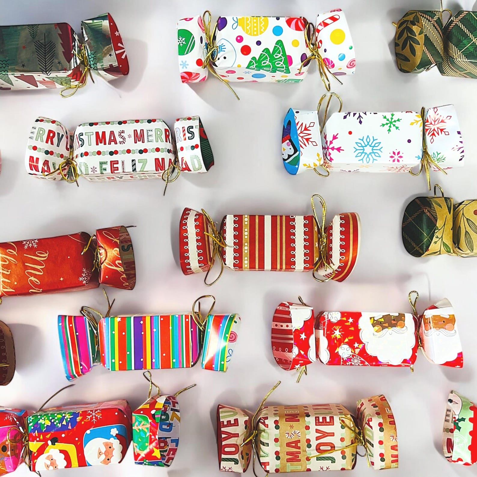 Rustic Holiday Candy Wrap Macaron Set - 6 Designs, Choose Your Flavors ...