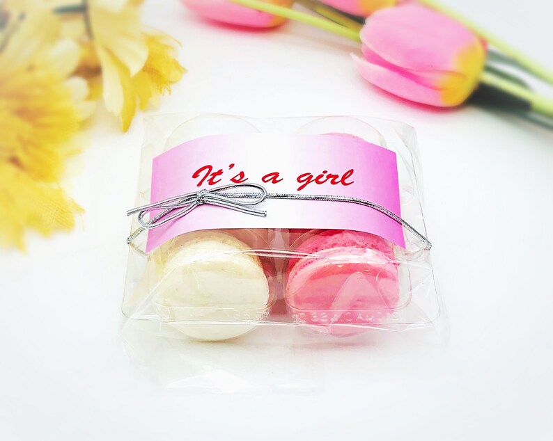It's a Girl Macarons: 6-pack Gender Reveal Treats - Etsy