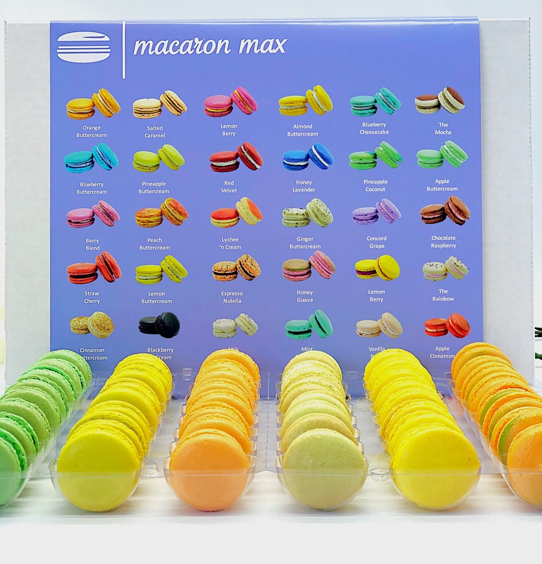 French Macarons | Dulcet Macaron Set | Available in 48 and 96 Pack - Etsy