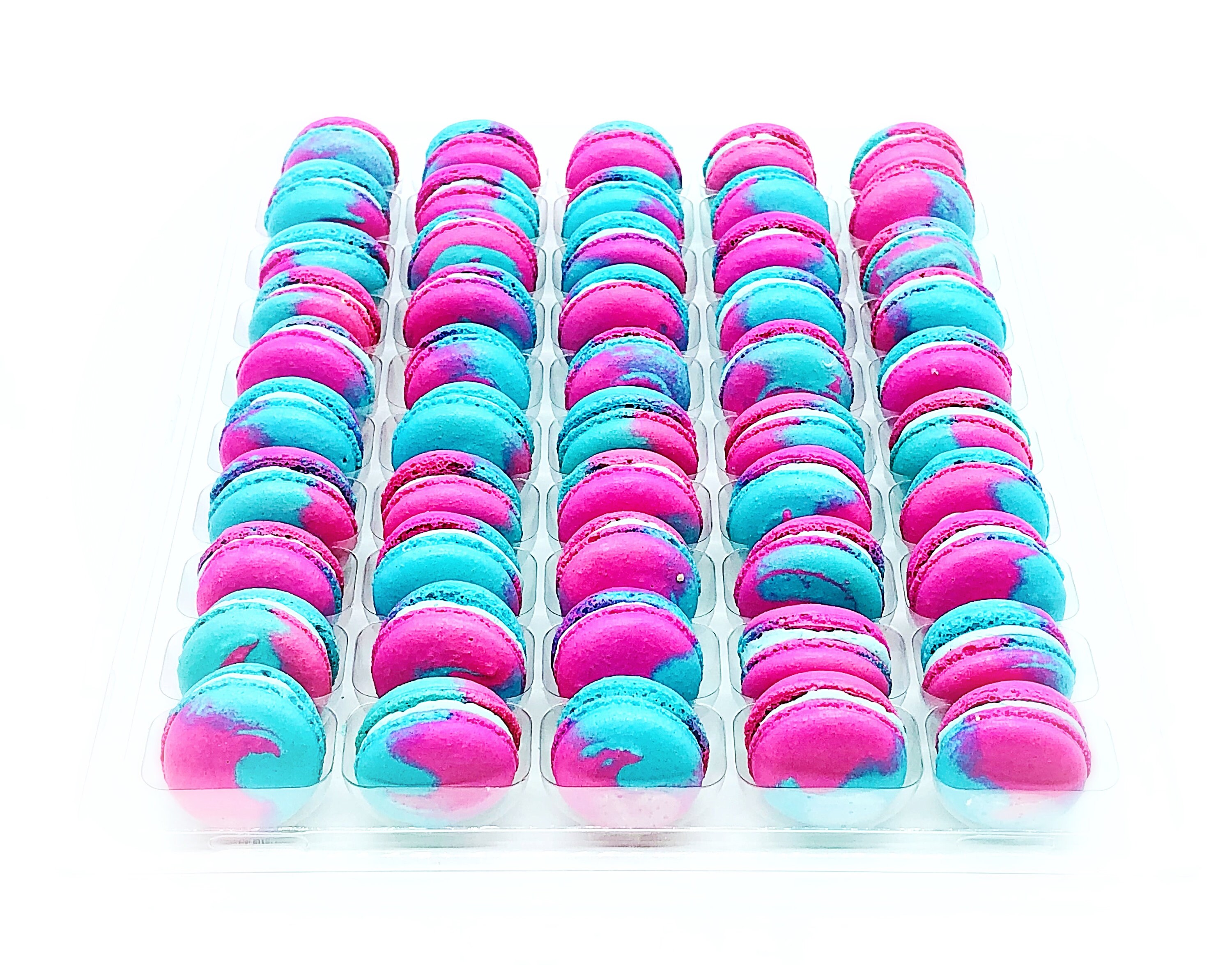 50 Pack Blue Raspberry French Macaron Value Pack - Etsy