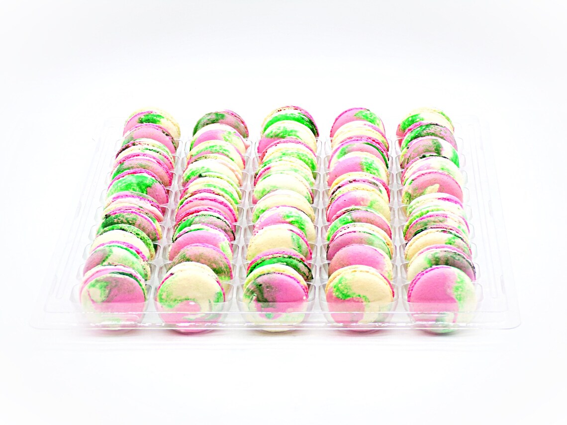 50 Pack Dragon Fruit French Macaron Value Pack - Etsy