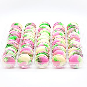 50 Pack Dragon Fruit French Macaron Value Pack | Etsy