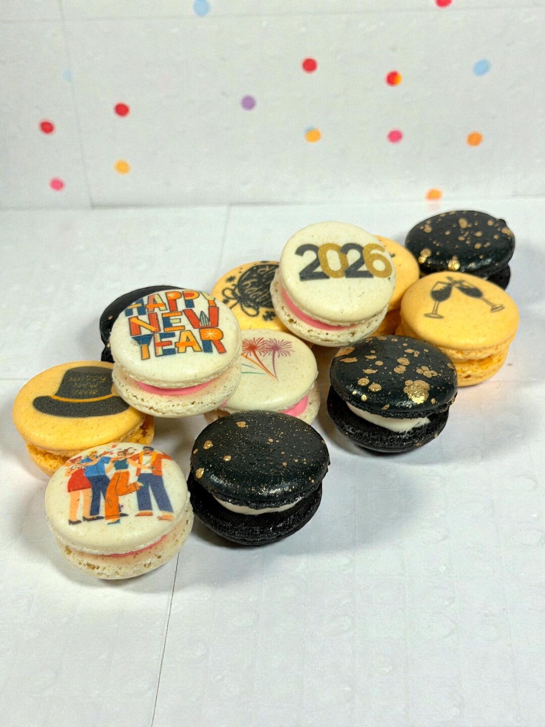 New Year 2026 Macaron Gift Set – Customizable Flavors in Elegant ...