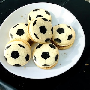 Customizable Soccer-themed French Macarons – Pick Your Favorite Flavors ...