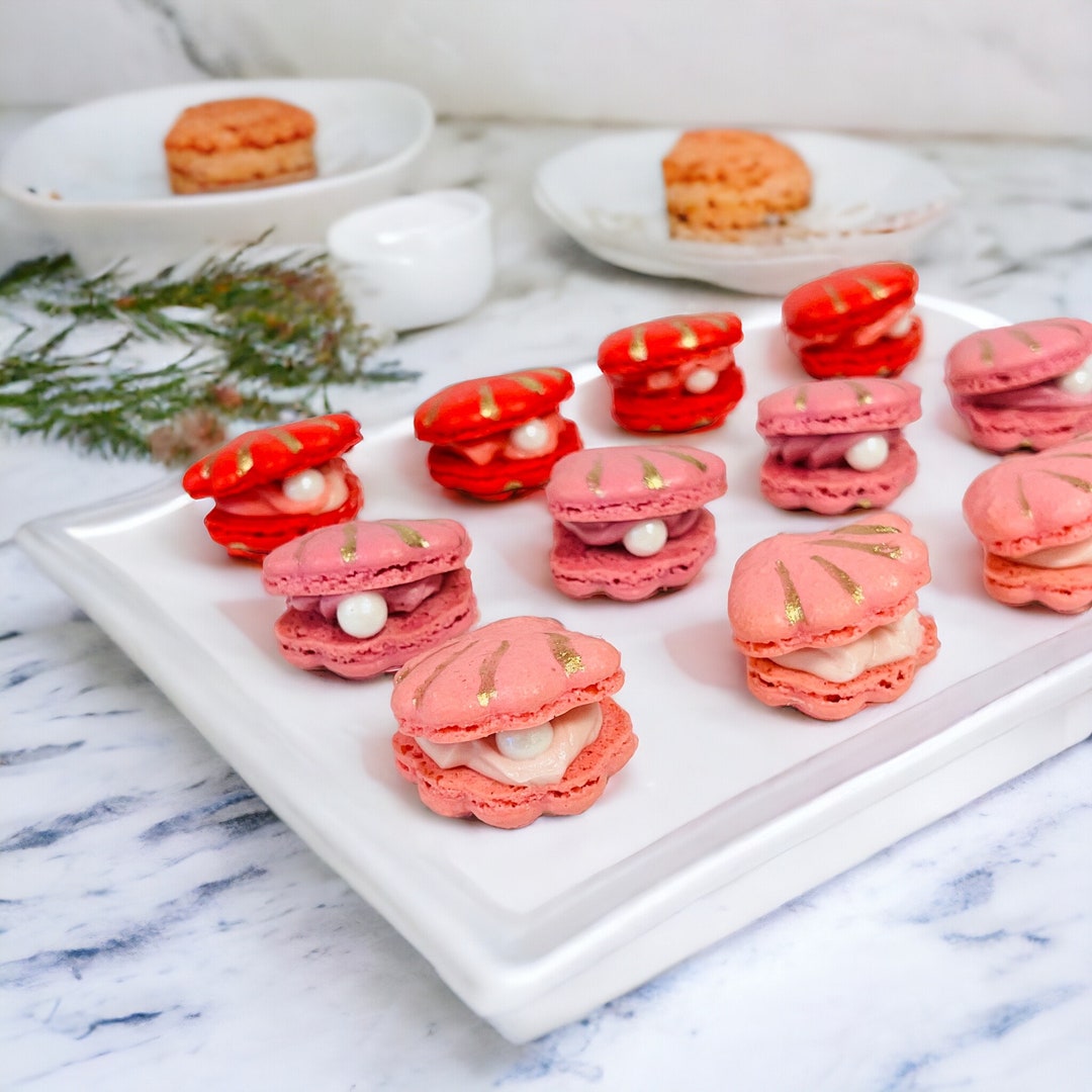 Customizable Seashell Macarons - Etsy