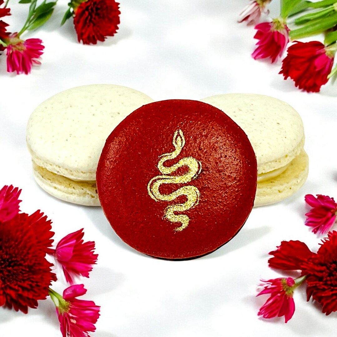 Year of the Snake Vegan Macaron Set - Etsy