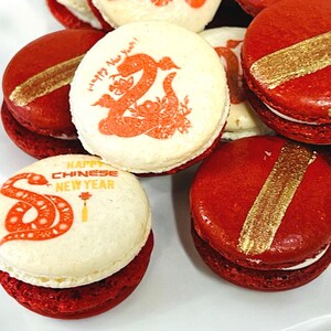 Year of the Snake, Happy New Year French Macarons - Etsy