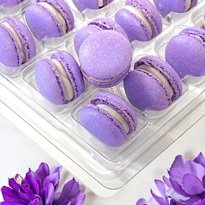 Grape Mini Macarons - Perfect for Decorating Cupcakes, Cakes, Ice Cream ...