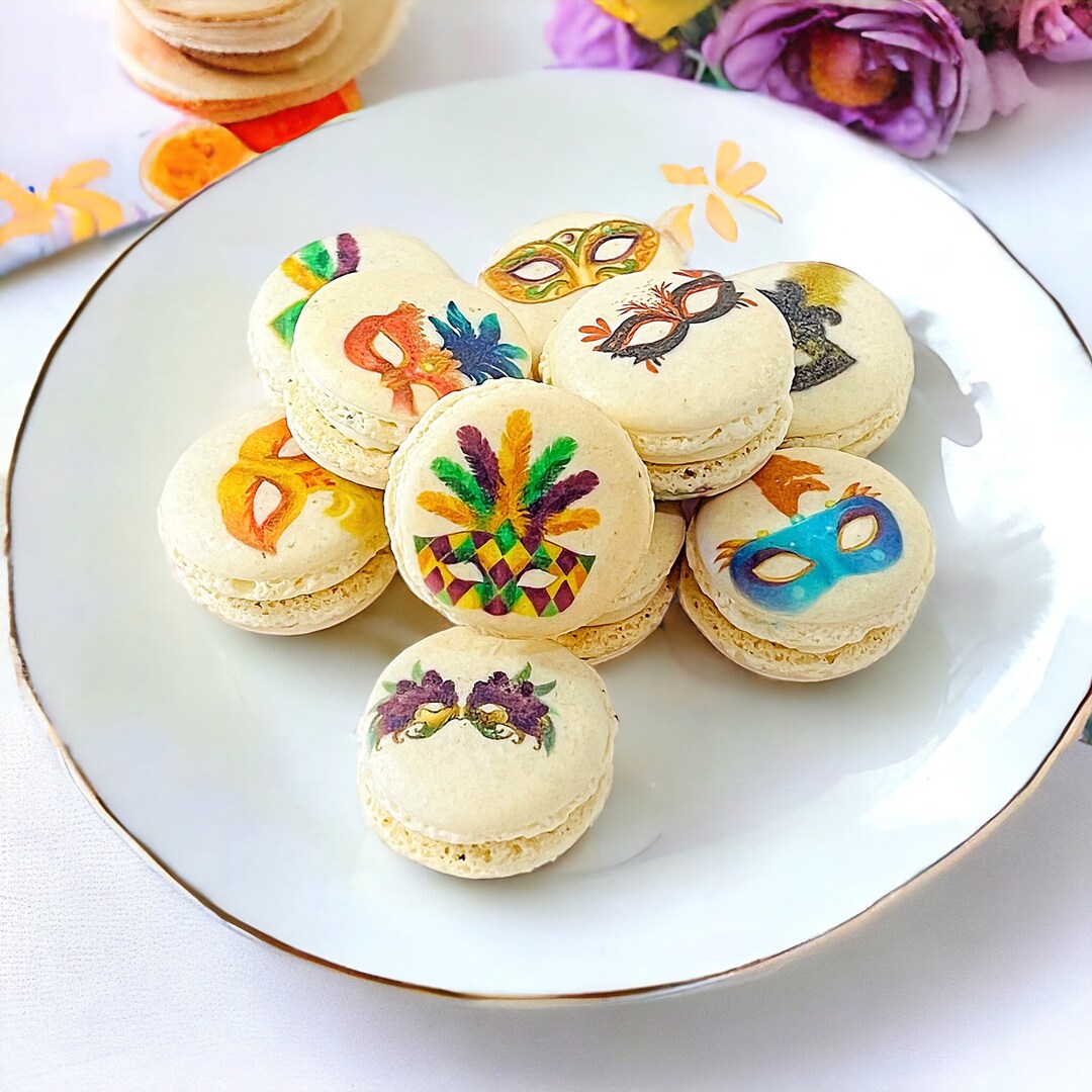 Masquerade Magic: Custom Flavored Macarons - Etsy
